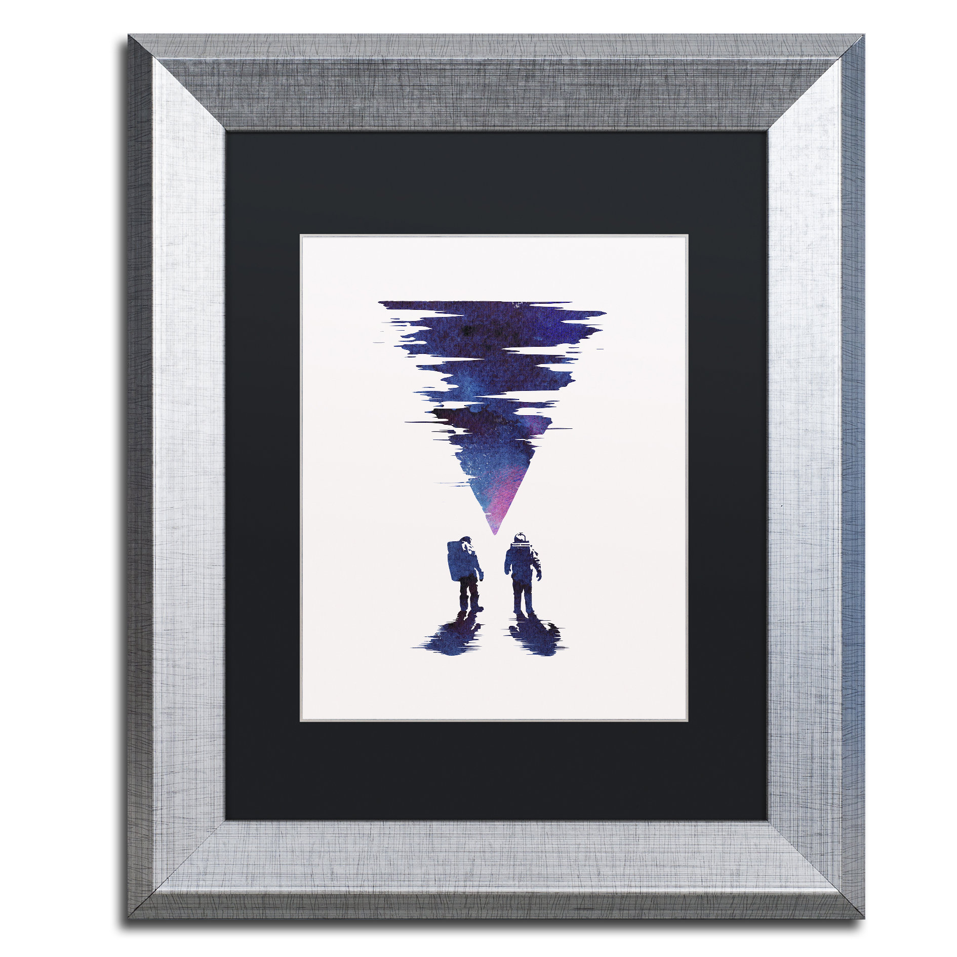 Lark Manor™ 'The Thing' Matted Framed Painting Print on Canvas | Wayfair