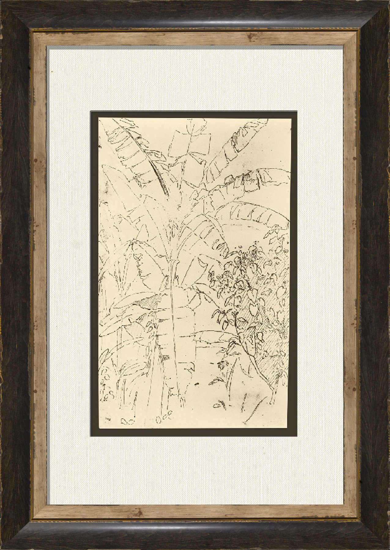 Wendover Art Group Bahamas Travel Study I - Picture Frame Drawing Print ...