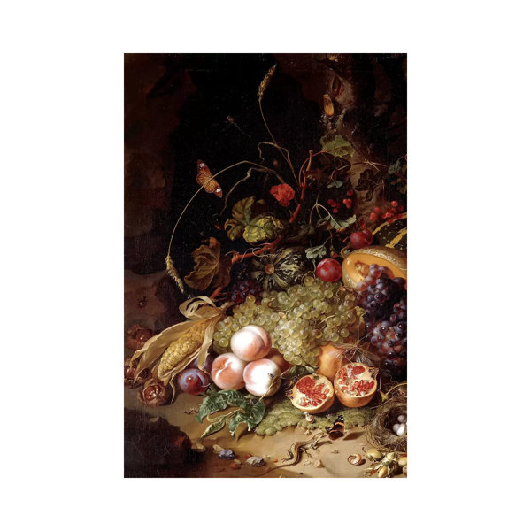 Rosalind Wheeler Still-Life With Fruit And Insects by Rachel Ruysch ...