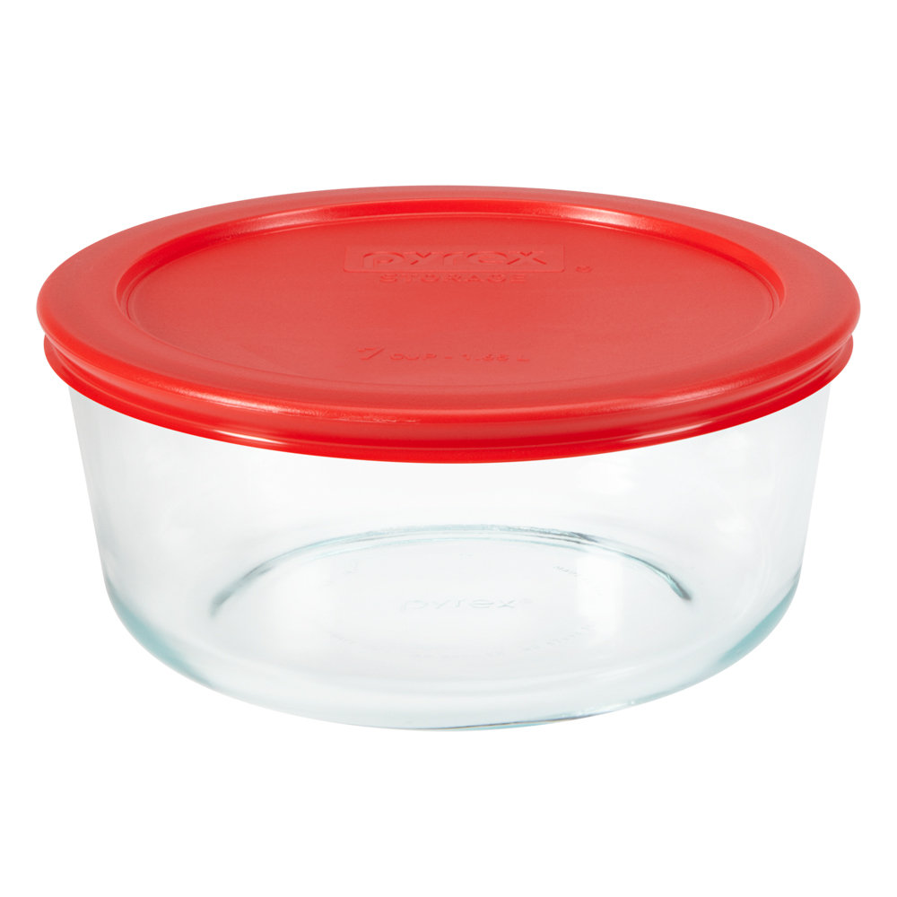 Pyrex Storage Plus Round Dish 56 Oz. Food Storage Container & Reviews ...