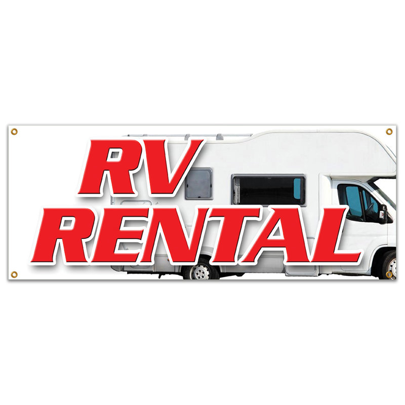 SignMission RV Rental Banner Sign | Wayfair