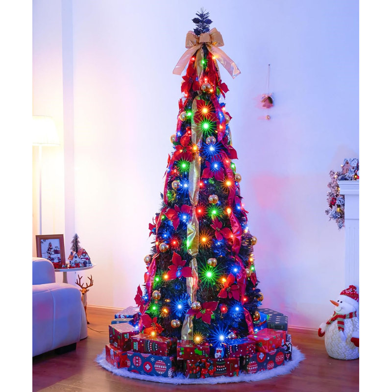 multicolor tree decorations