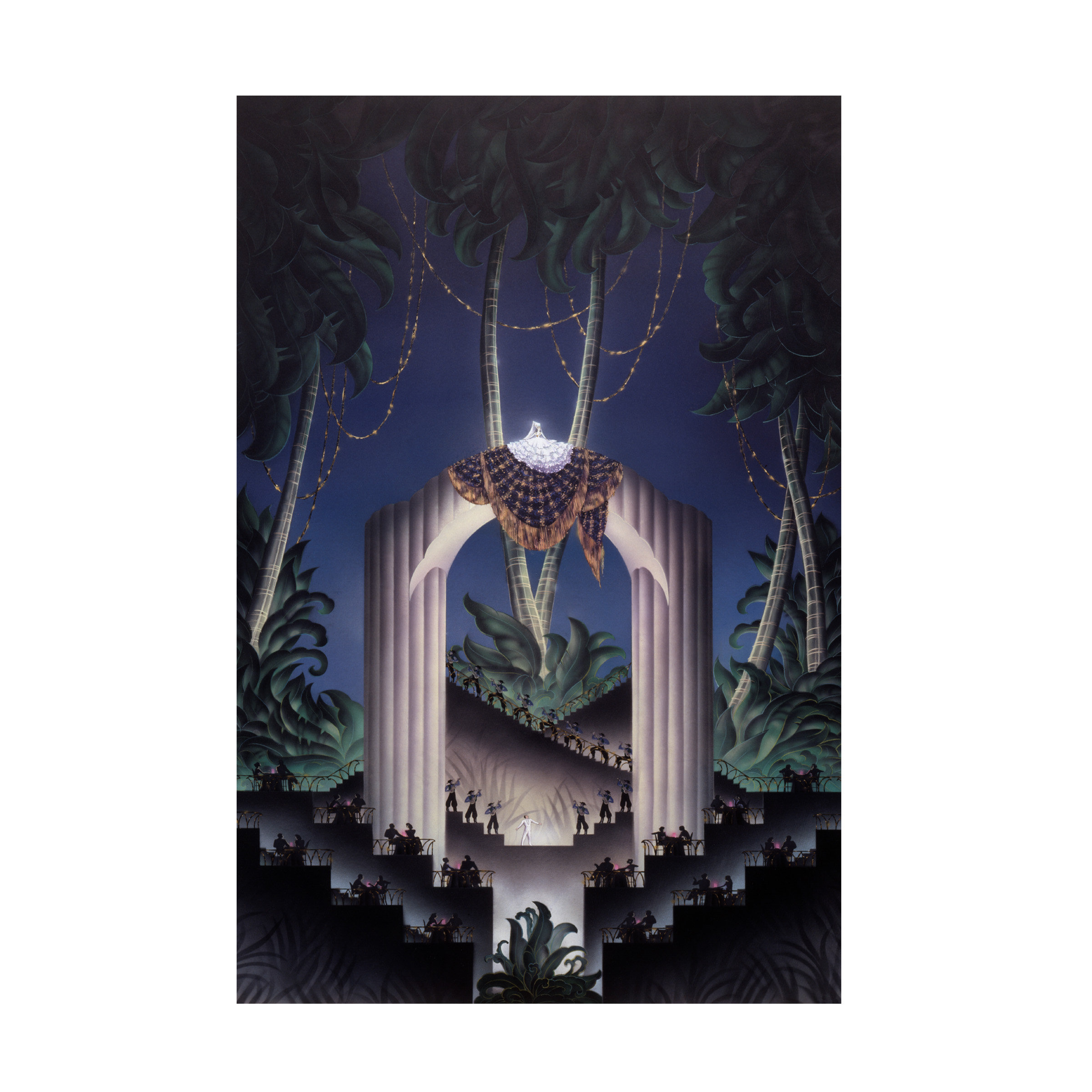 Winston Porter Deco Paradise On Canvas by Robert Hoppe Canvas Art | Wayfair