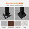 VEVOR Handrails for Outdoor Steps Adjustable Wrought Iron Handrails ...