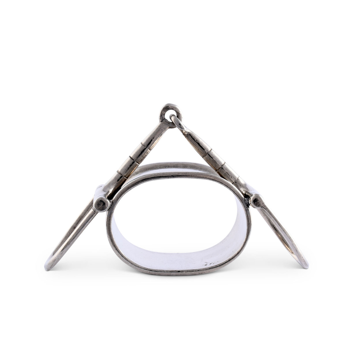 Vagabond House Equestrian Pewter Horse Bit Napkin Ring | Perigold