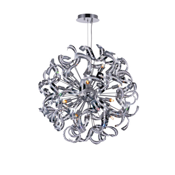 Wrought Studio™ Fritz 14 - Light Unique / Statement Globe Chandelier ...