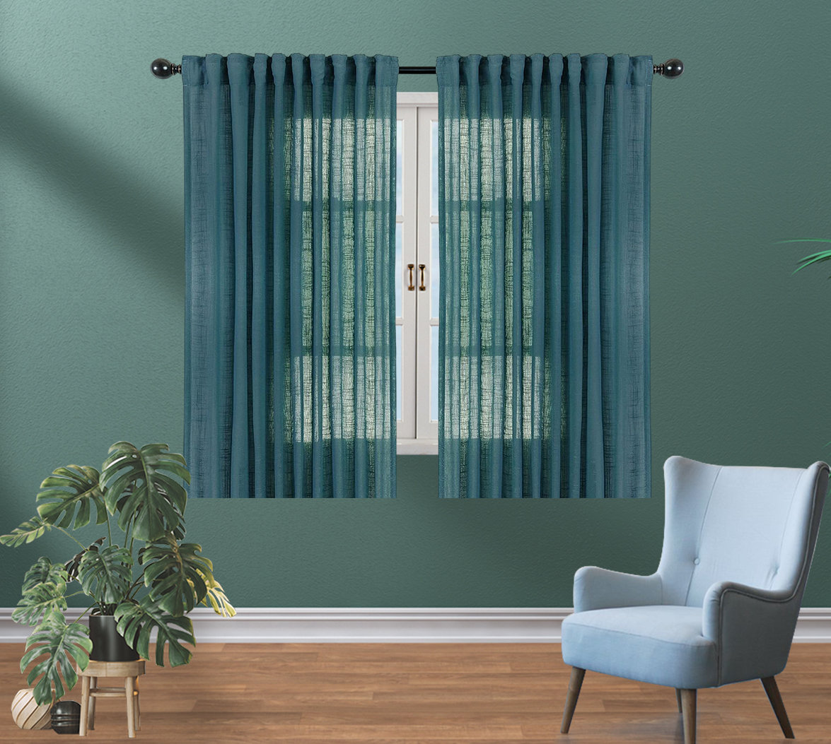 Gracie Oaks Monlyn Bedroom Kitchen Terrace Office - Privacy Curtains ...