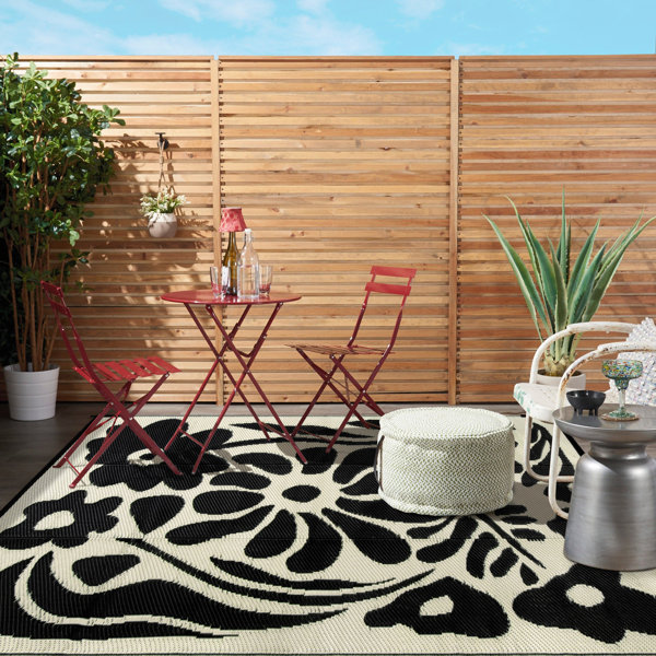 George Oliver Botho Outdoor Rug Patio Waterproof Reversible Camping ...