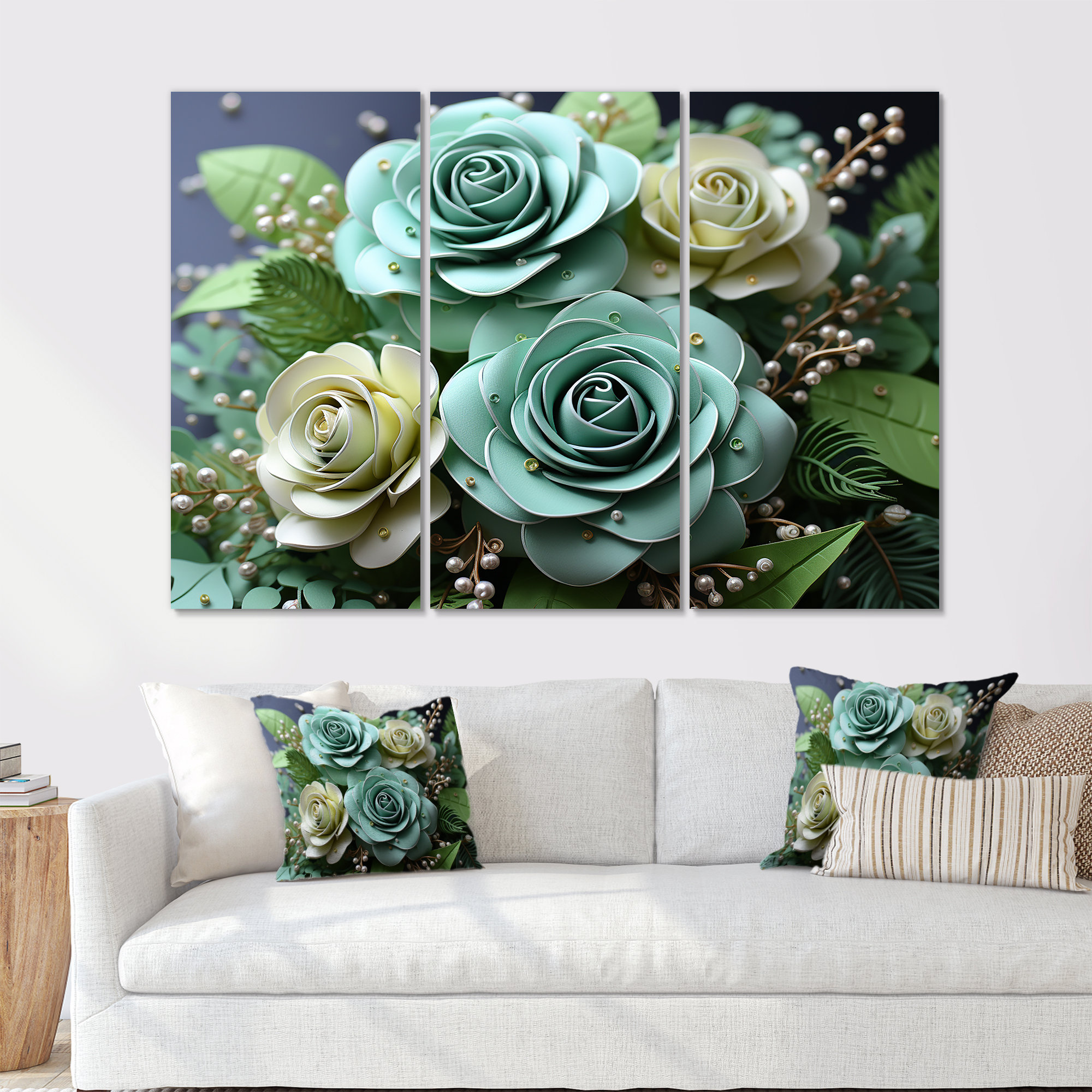 House of Hampton® Meticulously Rendered Roses I - Roses Wall Decor Set ...