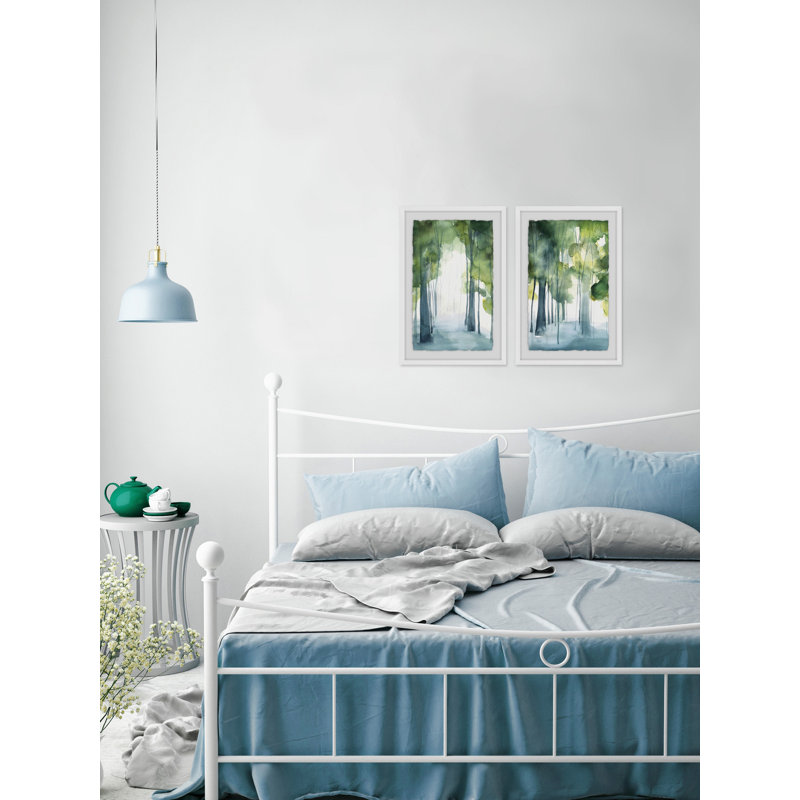 Winston Porter Through The Haze II Diptych Framed On Paper 2 Pieces by ...