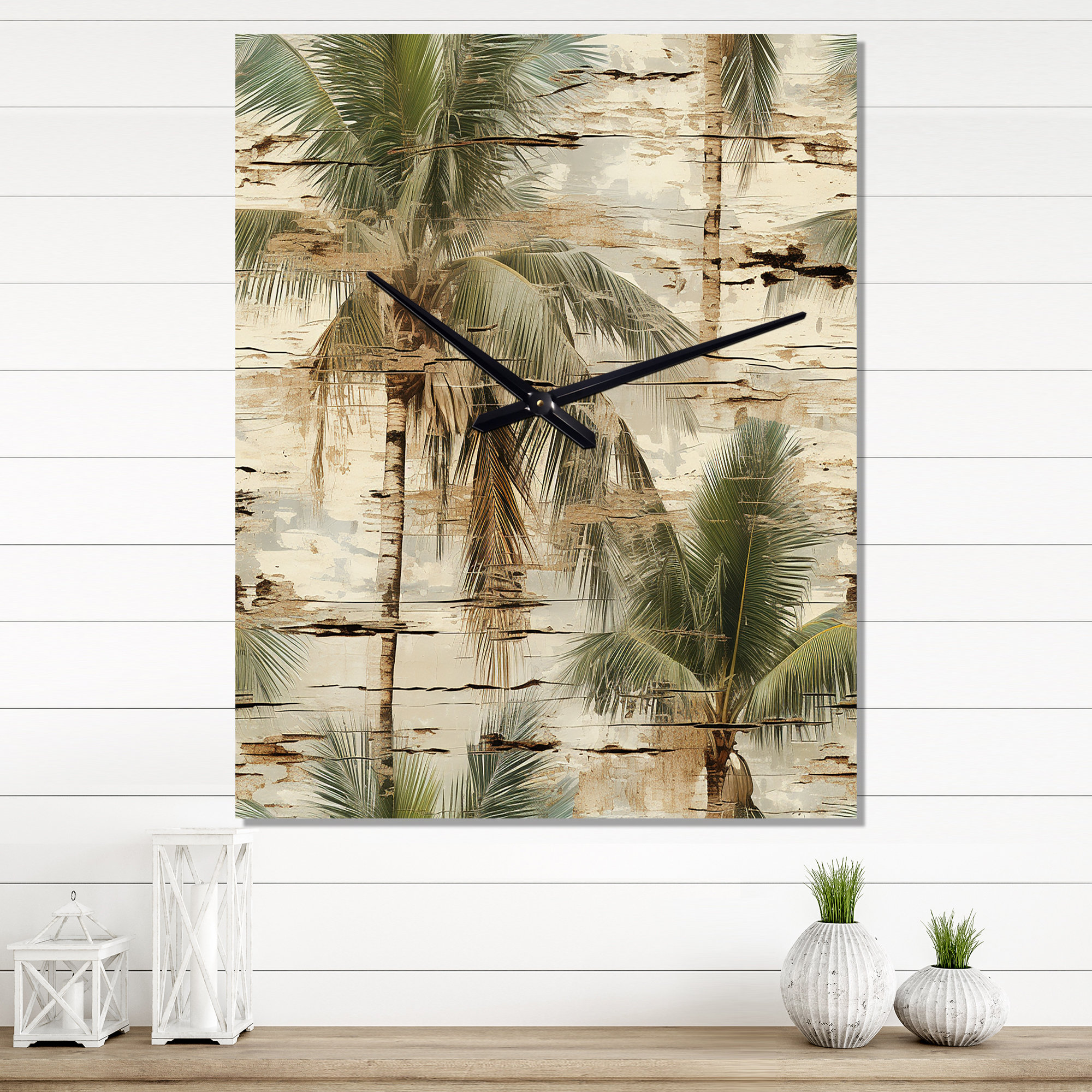 East Urban Home Janaq - Tropical Wall Clocks | Wayfair