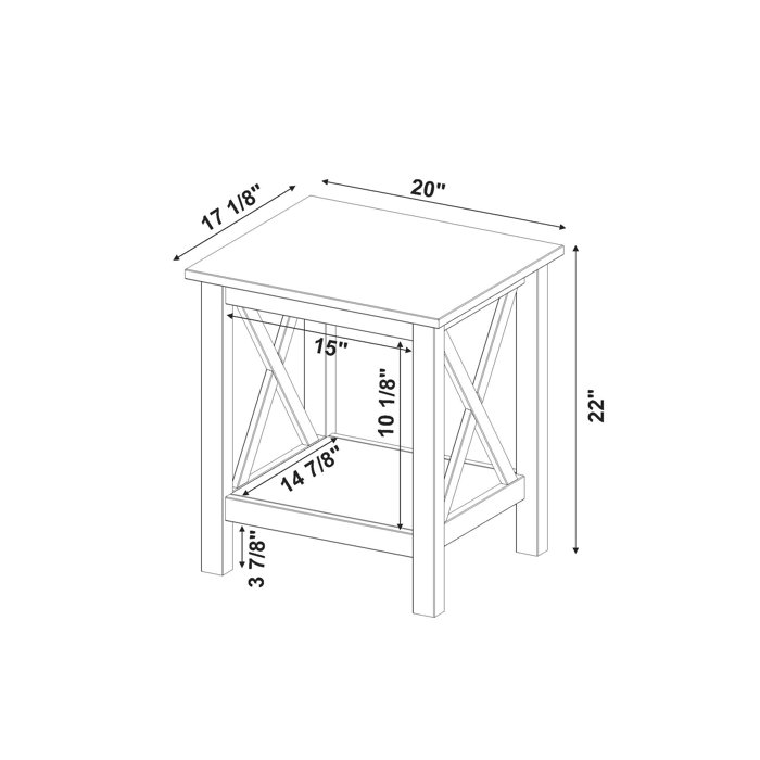 Sand & Stable Stimpson Solid Wood End Table & Reviews | Wayfair