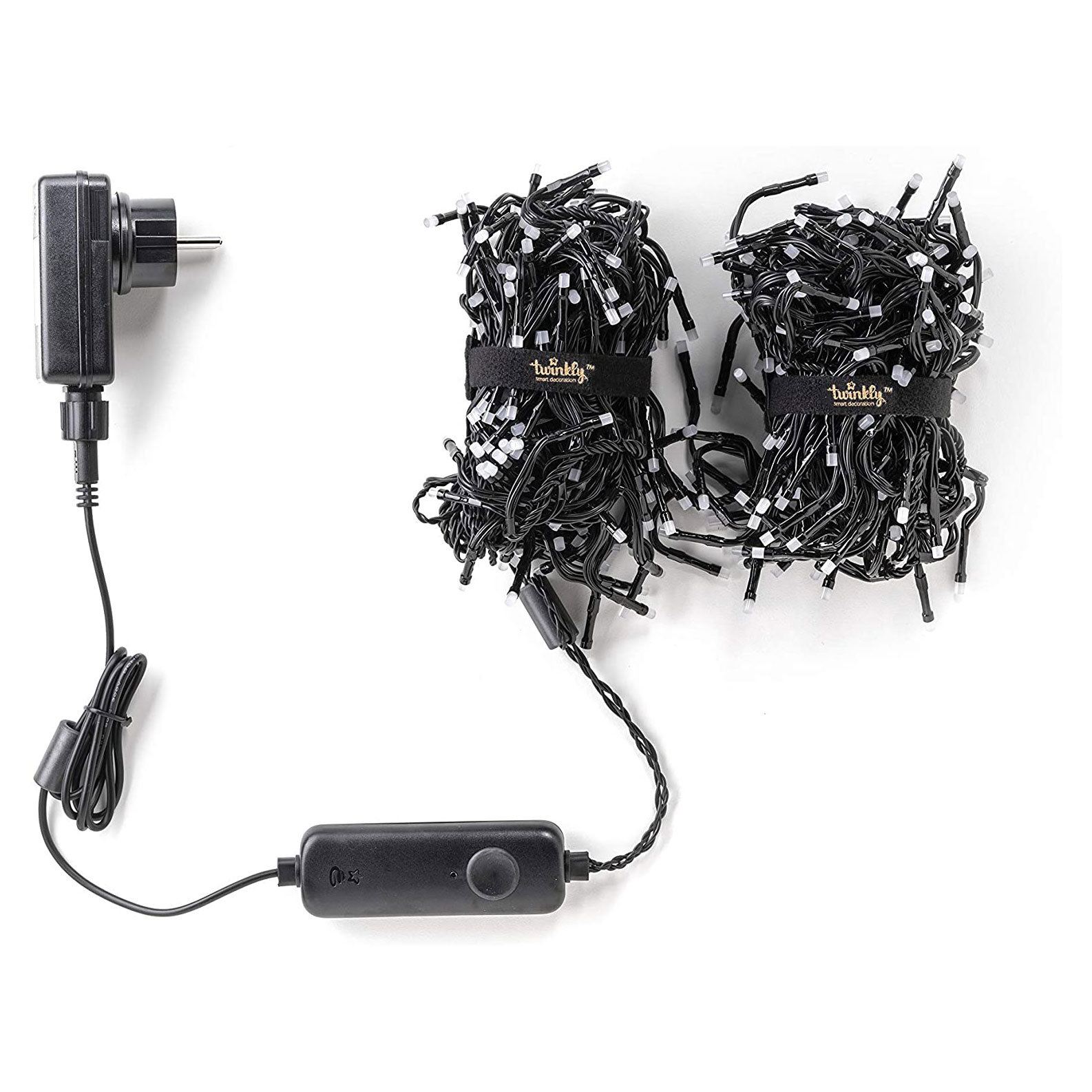 Twinkly 400 LED RGB Multicolor 19.5' Cluster Lights, Bluetooth Control ...