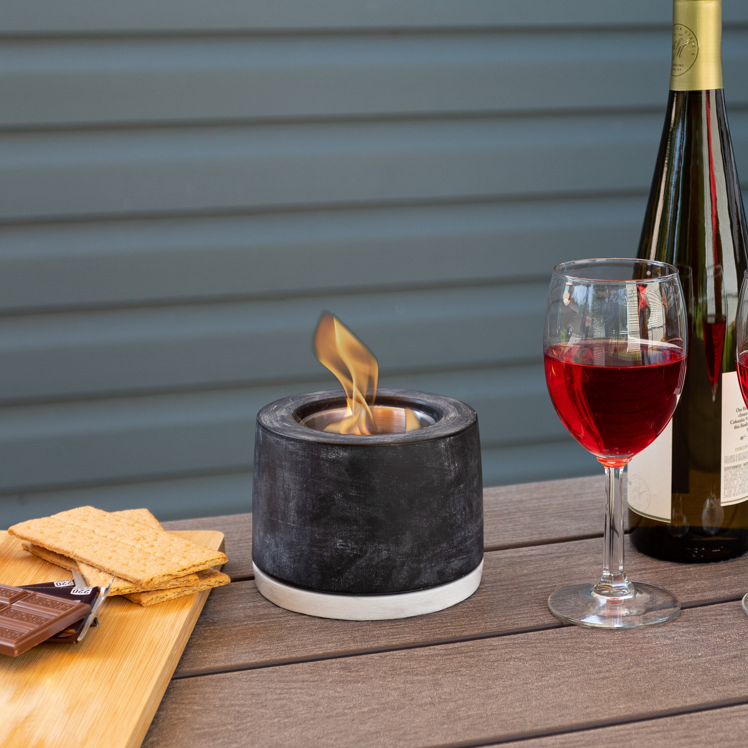 Wrought Studio Jaione Tabletop Fire Pit - Smokeless Firepit with ...