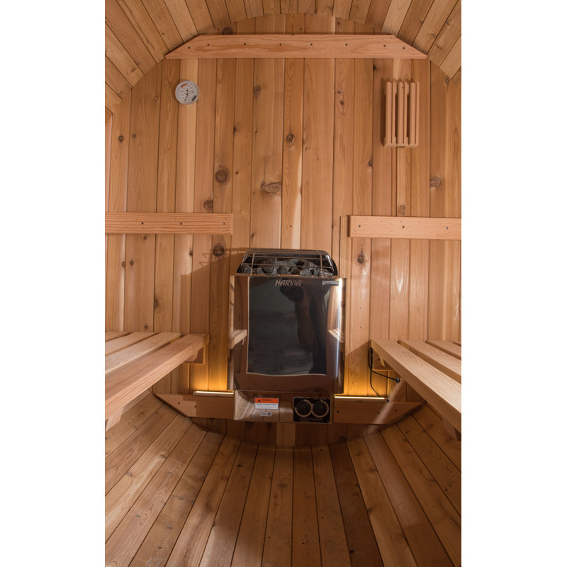Almost Heaven Saunas Watoga 4 - Person Indoor/Outdoor Traditional Steam ...