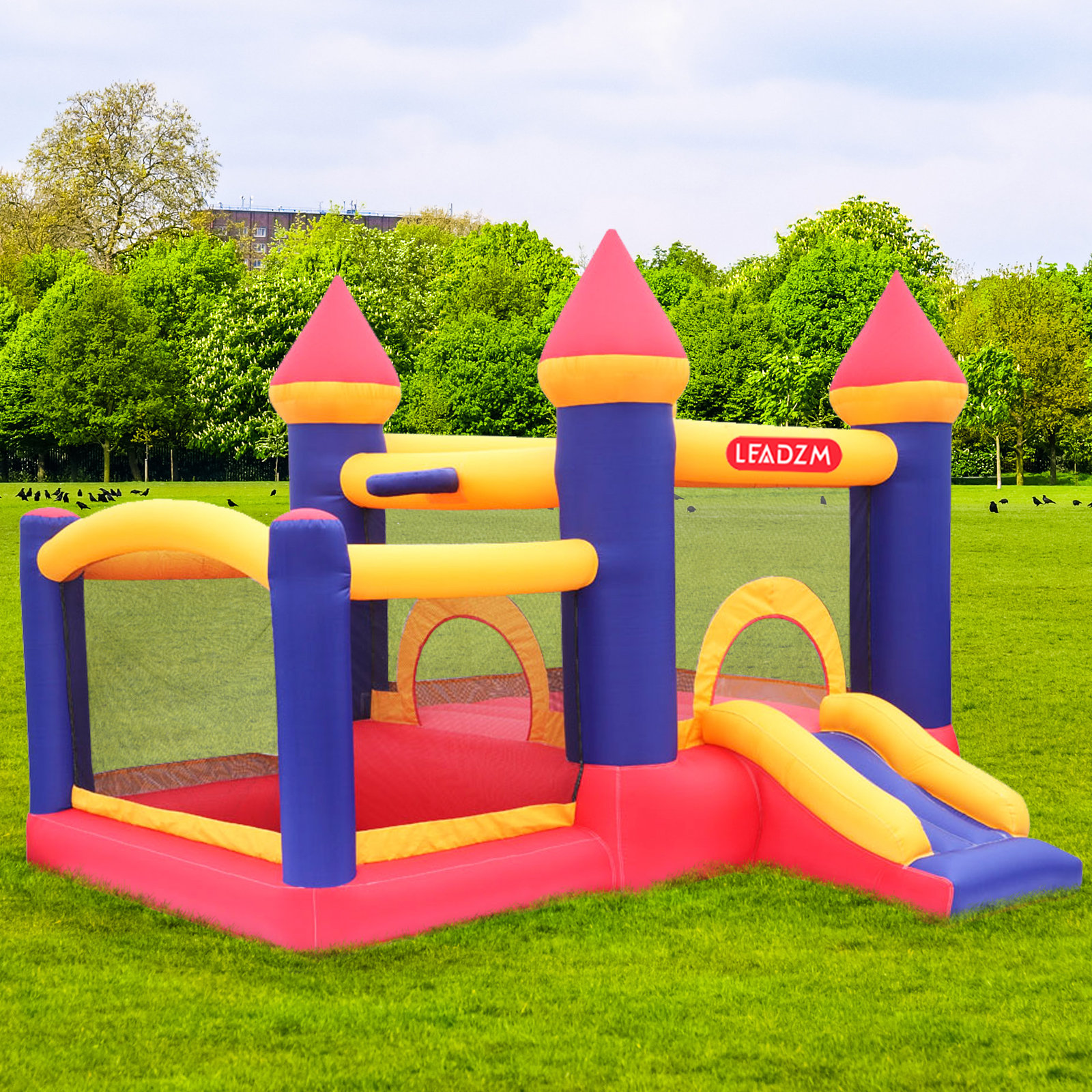 Ktaxon Inflatable Jumper Castle 8.53' x 5.67' Bounce House with Air ...