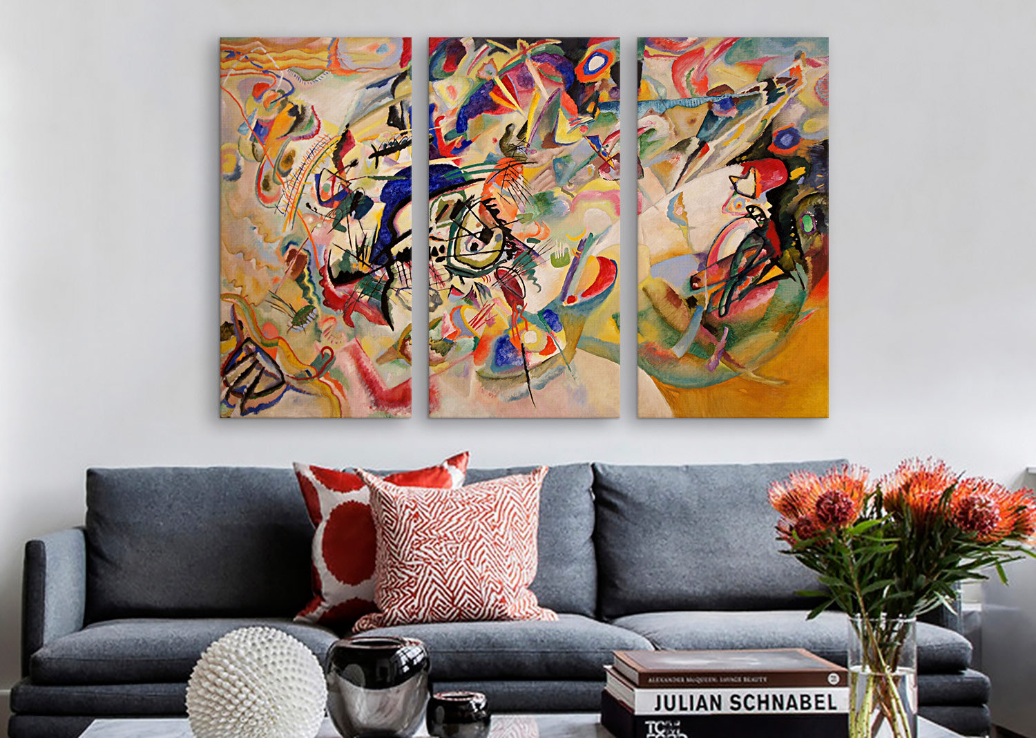 Vault W Artwork Composition VII by Wassily Kandinsky - Multi-Piece ...