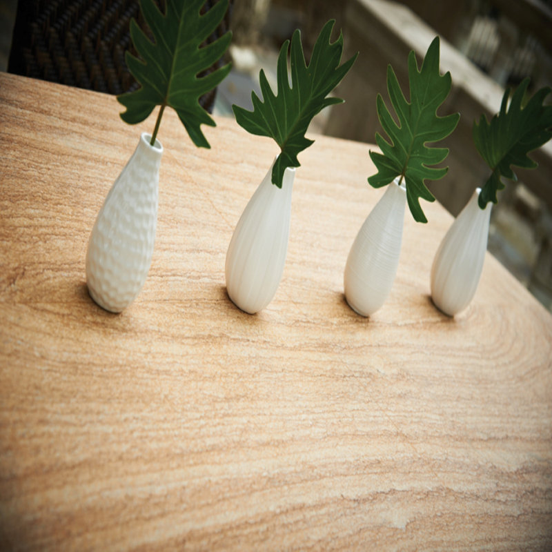 Inspired Visions San Marco - Outdoor Dining Table w/ Sandstone Top ...