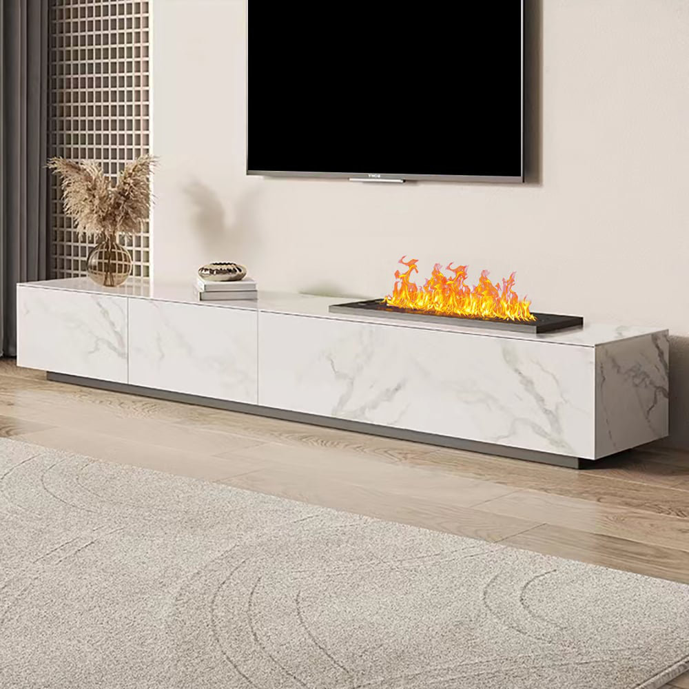 Wade Logan® TV Stand for TVs up to 78" with Electric Fireplace | Wayfair