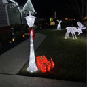 Three Posts™ Lamppost LED Lighted Display & Reviews | Wayfair