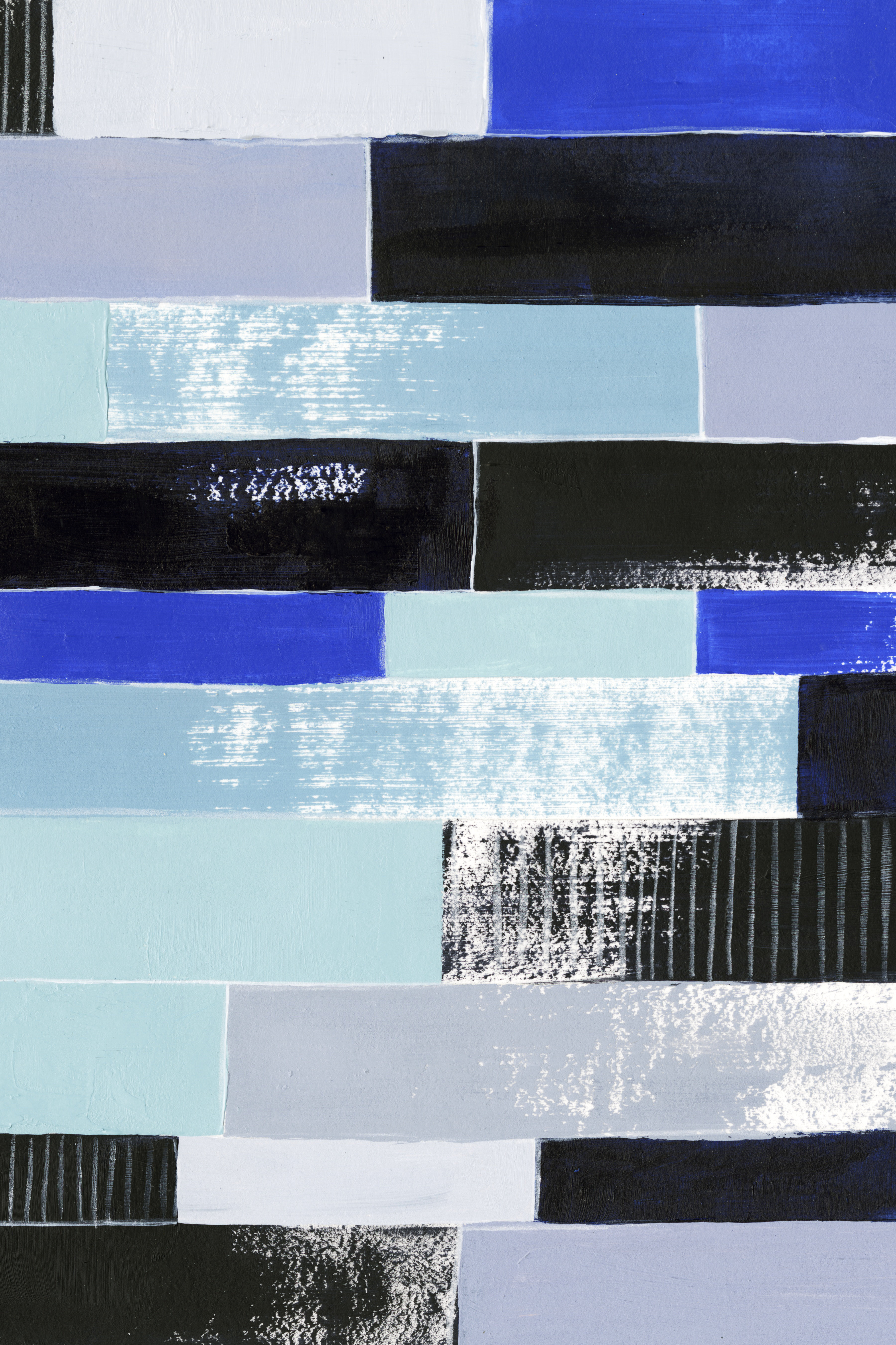 Ivy Bronx Black & Blue Bricks II | Wayfair.co.uk