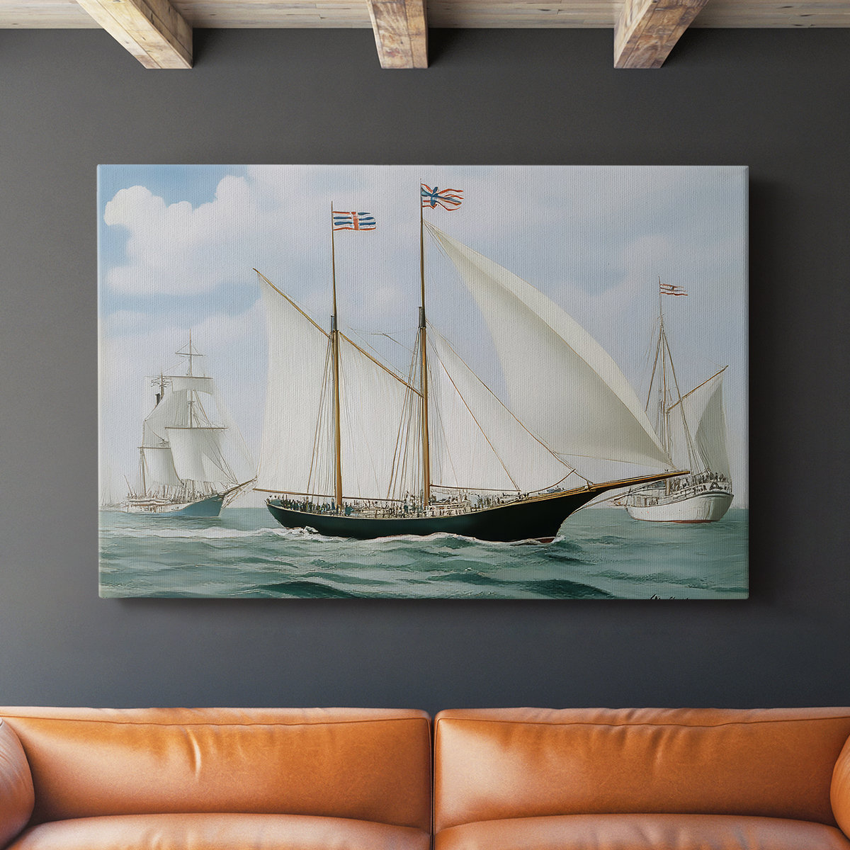 Breakwater Bay Nautical Landscape Series MLXXV | Wayfair