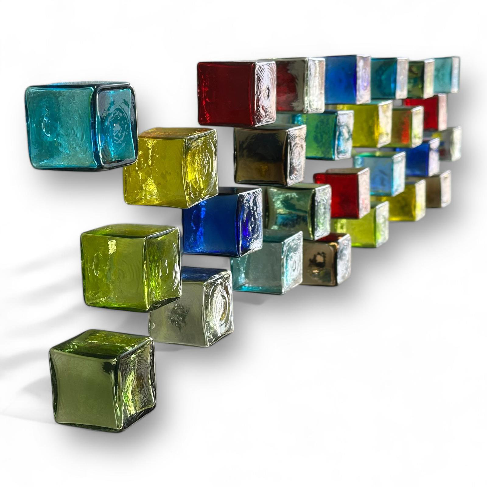 WORLDLY GOODS TOO Two Inch Wall-Cubes Set Of 27 - Wayfair Canada