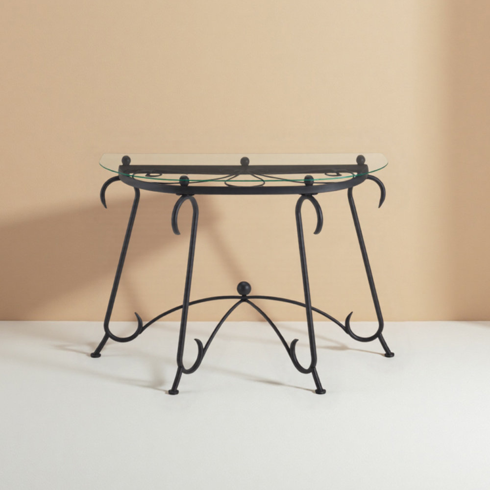 Red Barrel Studio® Glass & Metal Coffee Table | Wayfair