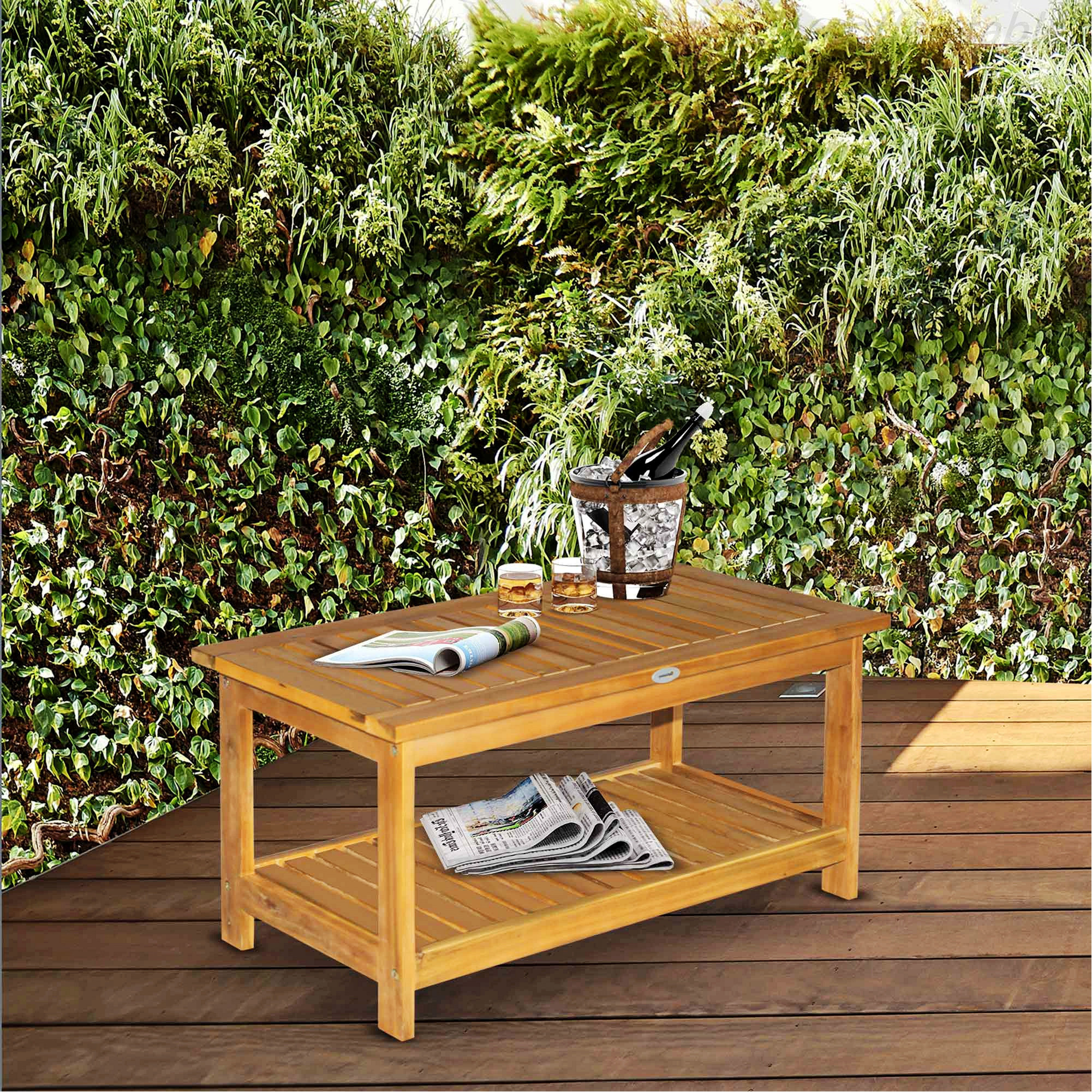 Latitude Run® Lousine Solid Wood Single Coffee Table | Wayfair