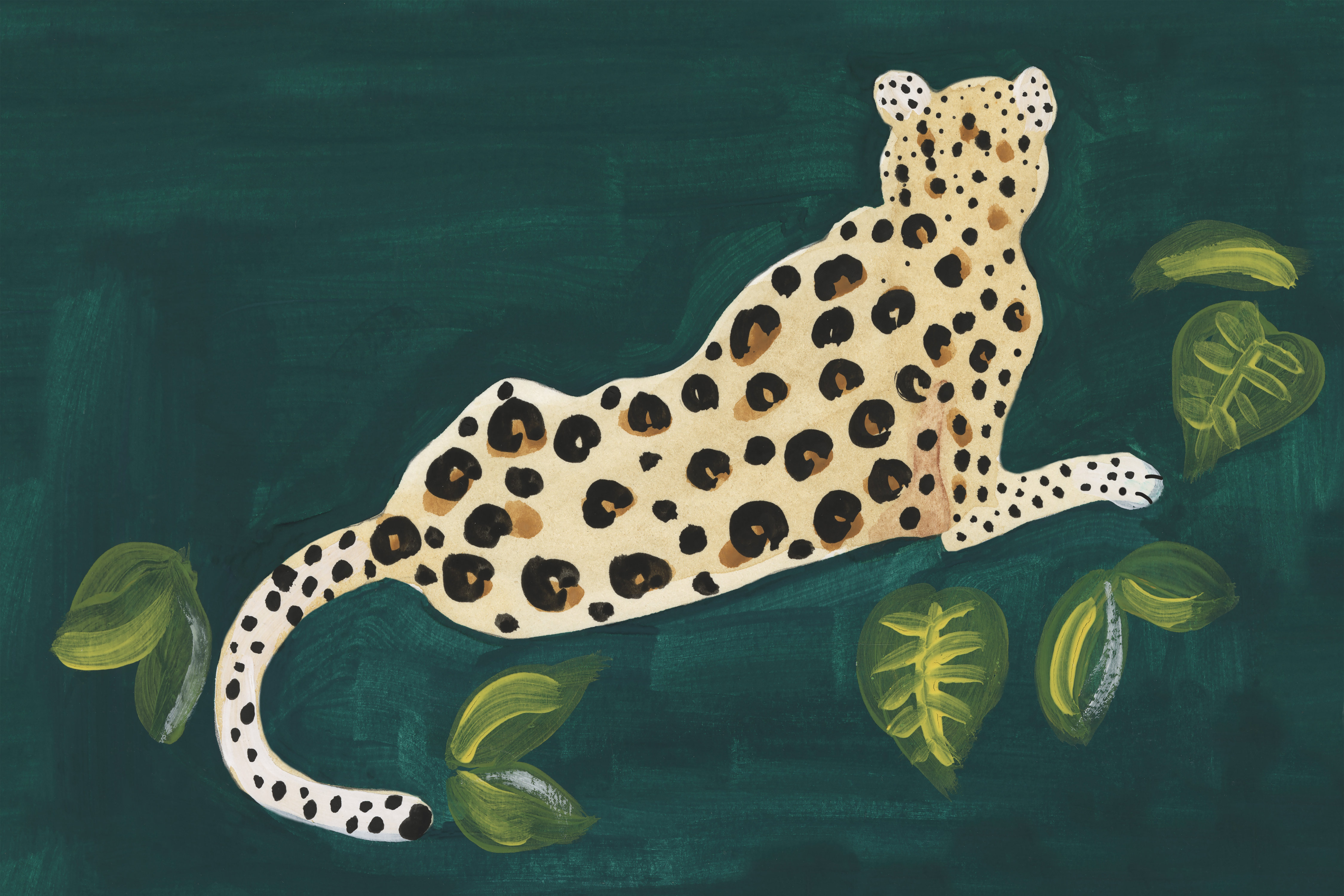 Bungalow Rose Lethargic Leopard I On Canvas by Alicia Longley Print ...