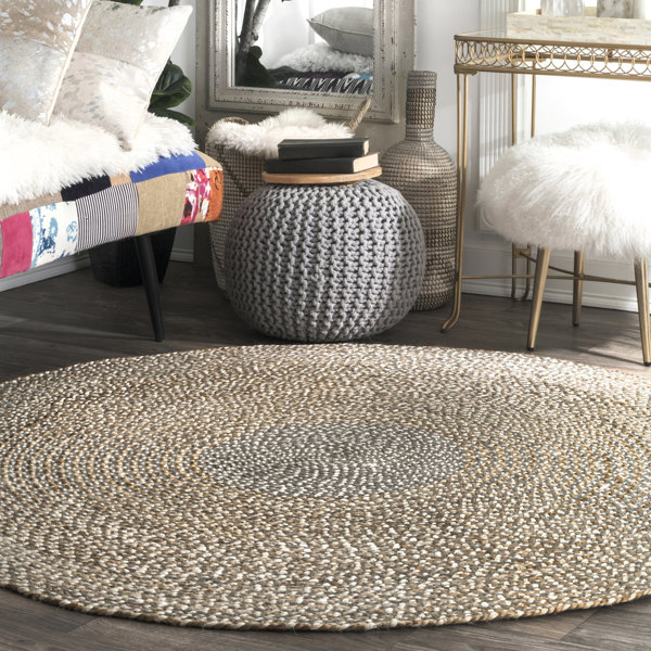 August Grove® Pantanella Handmade Braided Jute/Wool Brown Rug & Reviews ...