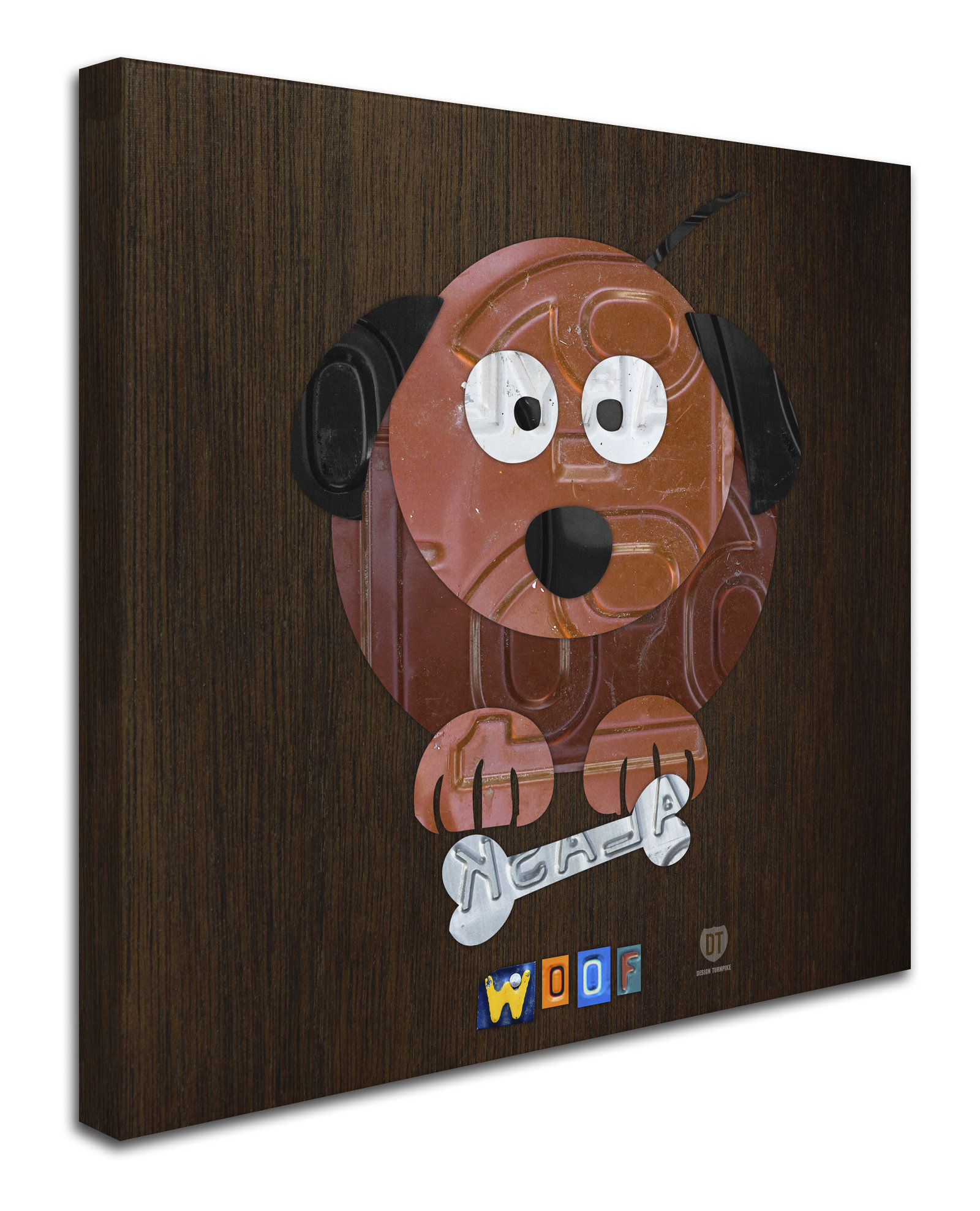 Zoomie Kids Terrance Woof The Dog Canvas Art - Wayfair Canada