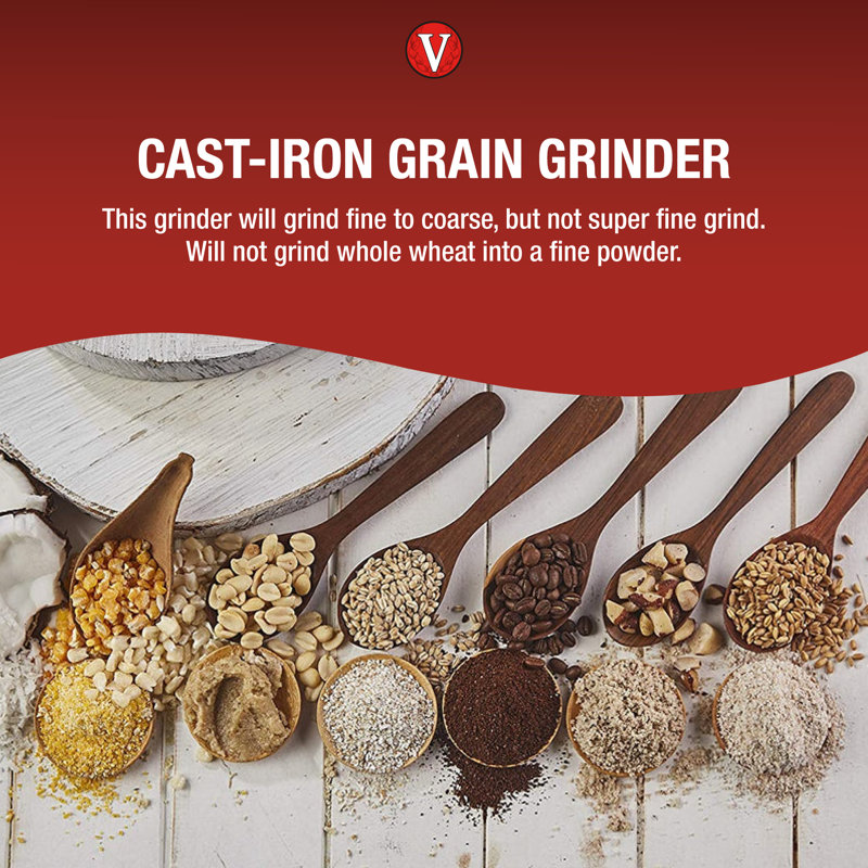Victoria Cast Iron High Hopper Grain Grinder with Clamp "& Reviews ...