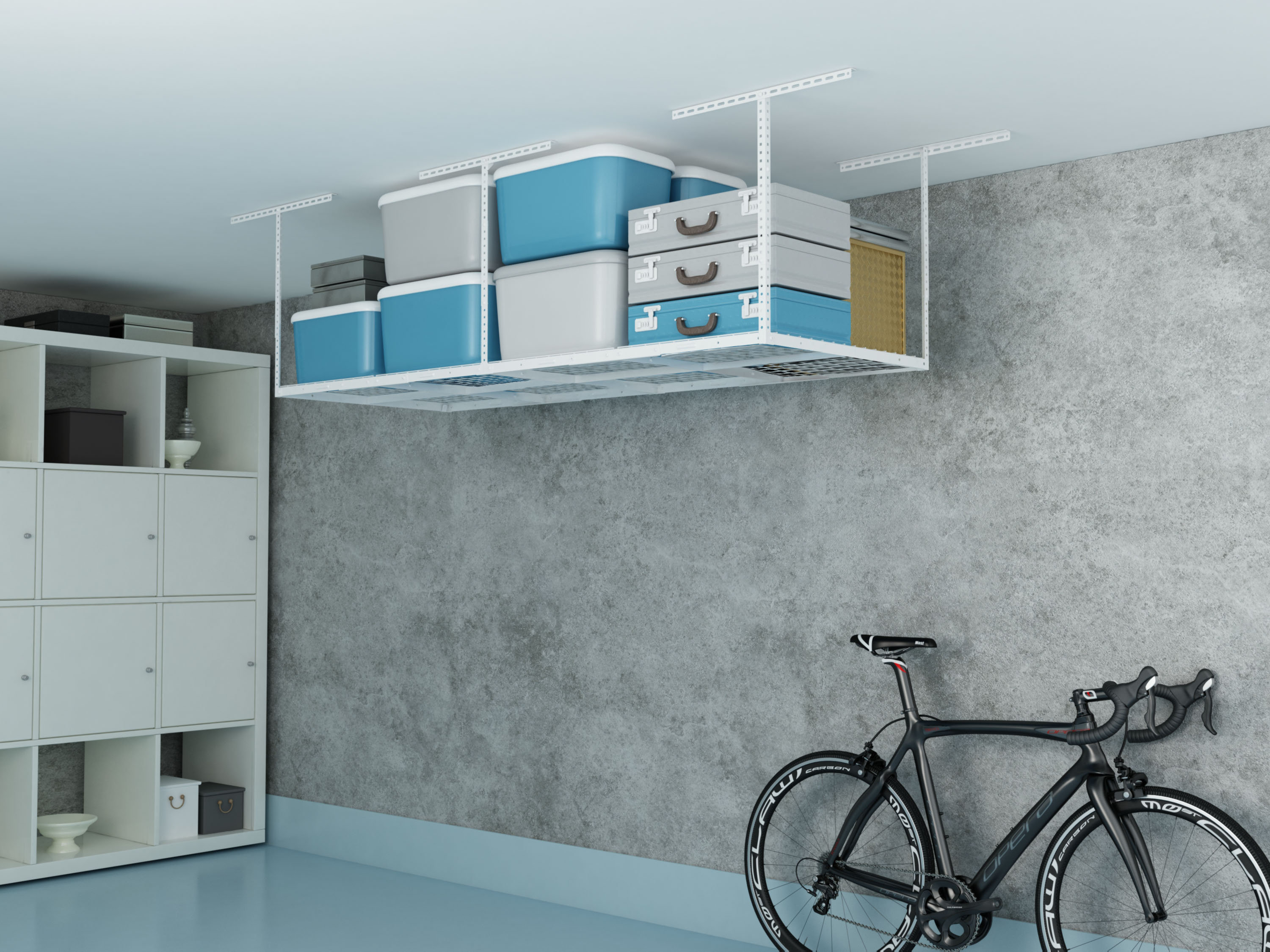 Rebrilliant Noell Overhead Garage Ceiling Mounted Rack & Reviews | Wayfair