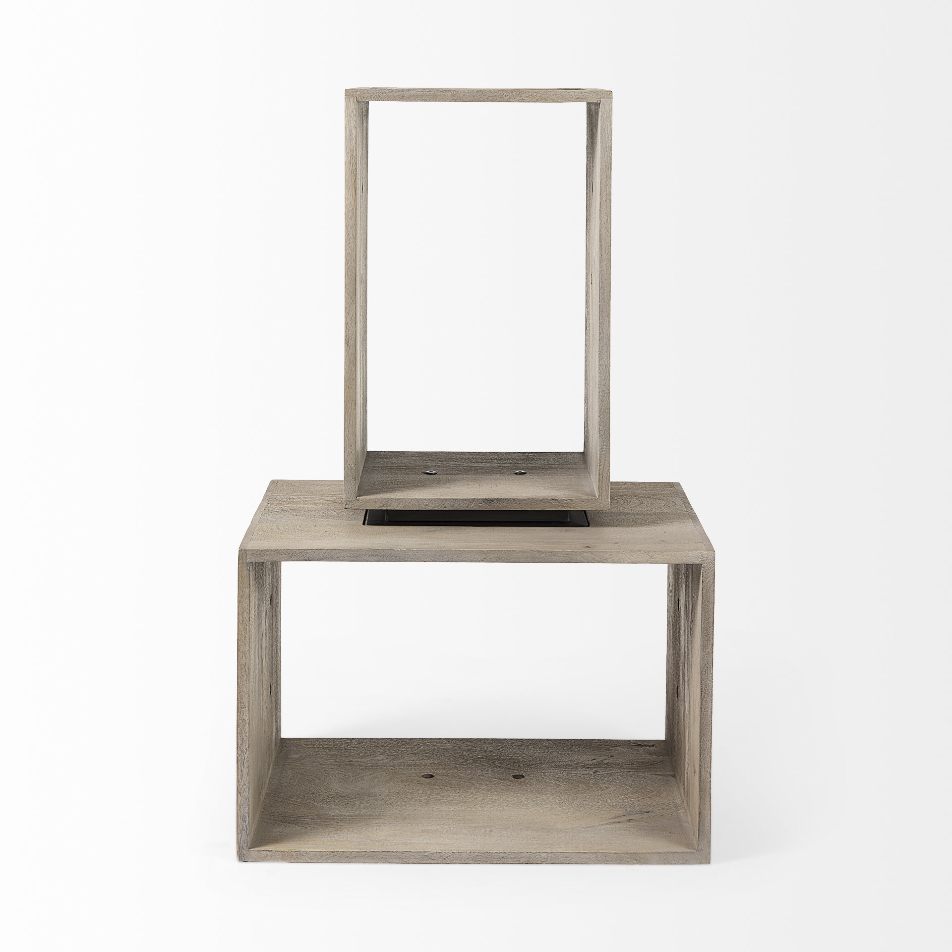 Gracie Oaks Lelouch 2 Piece Square Floating Shelf | Wayfair