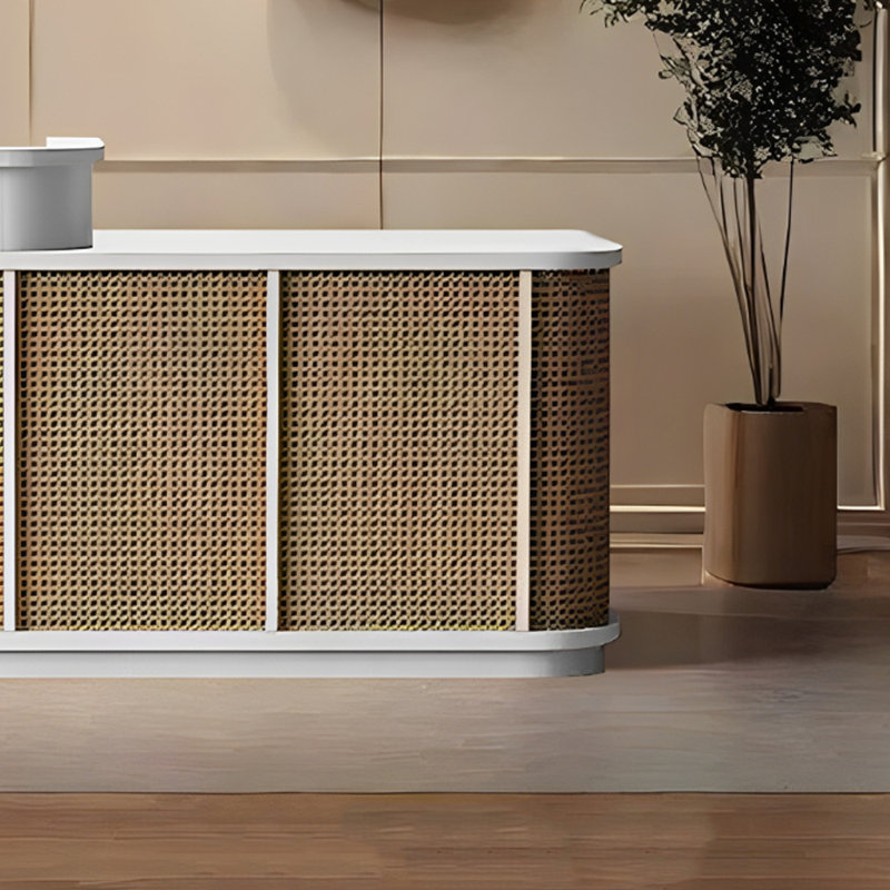 NBNKK Reception desk Large Writing Desk, Reception Desk, Commercial ...