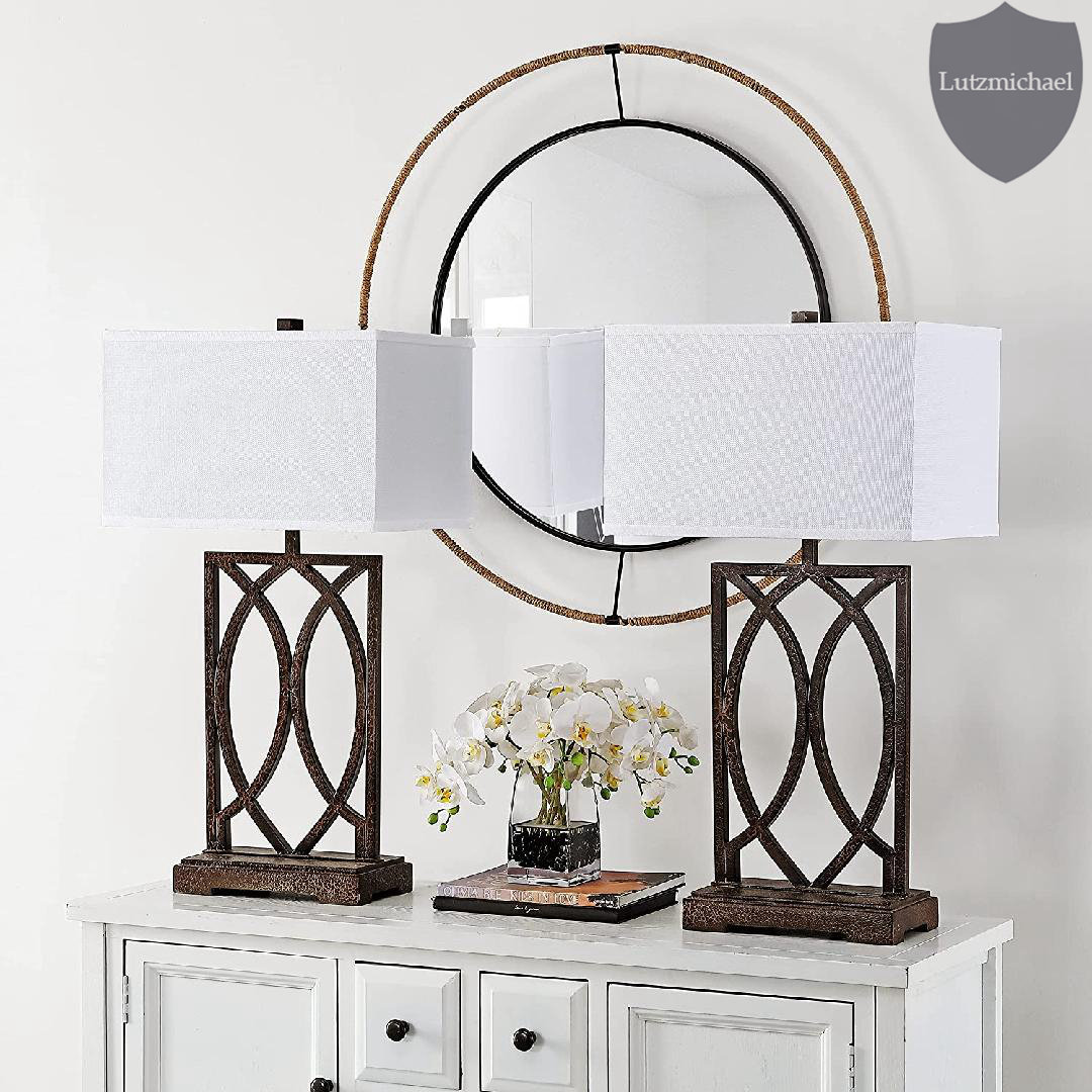 Winston Porter Marjorie 30" Table Lamp Set & Reviews | Wayfair