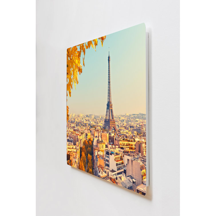 Ebern Designs Backlight Motif Wall Picture Paris Eifel Tower Magnetic ...