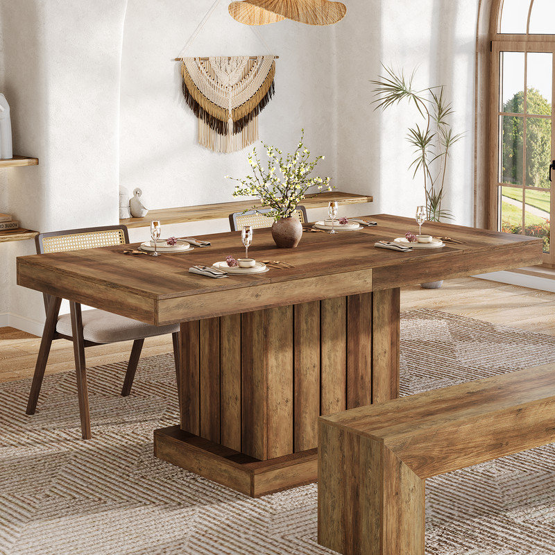 Millwood Pines 63'' Pedestal Dining Table | Wayfair