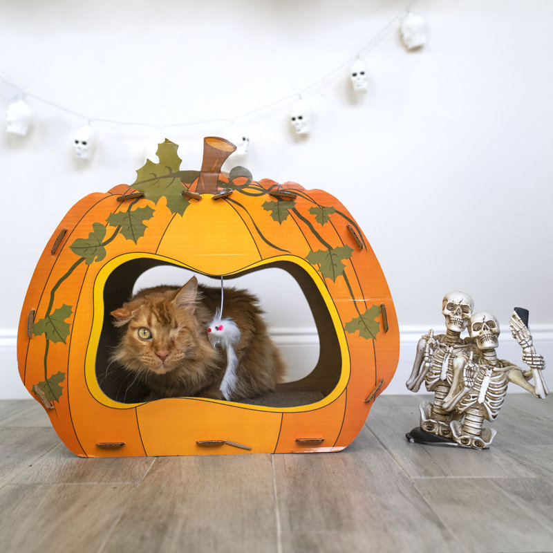 The Holiday Aisle® 18" Bobbie-Joe Cat Condo & Reviews | Wayfair