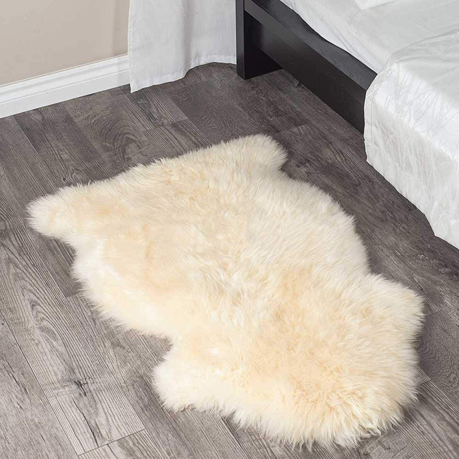 Mercer41 Felesha Sheepskin Animal Print Rug | Wayfair