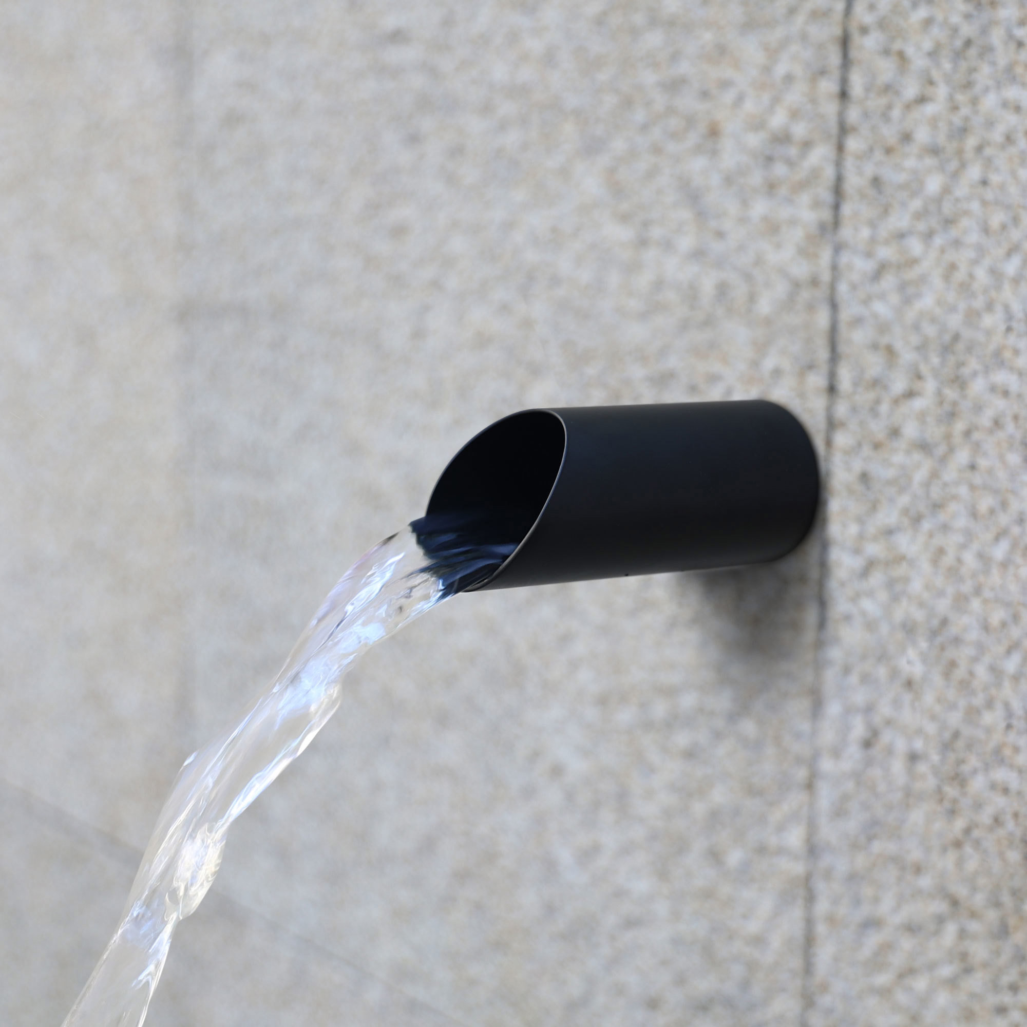 Arlmont & Co. 8 Inch Round Water Fountain Spout Scupper, 316 Nickel ...