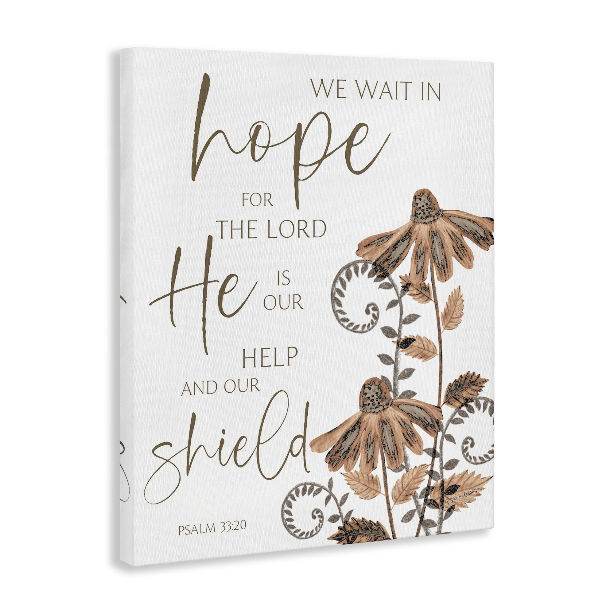 Ophelia & Co. He Is Our Help & Shield Canvas, design by Annie LaPoint ...