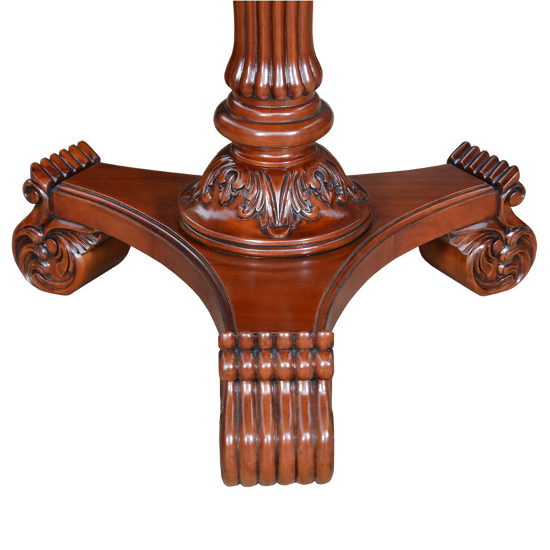 Bloomsbury Market Asyah Marble Pedestal End Table | Wayfair
