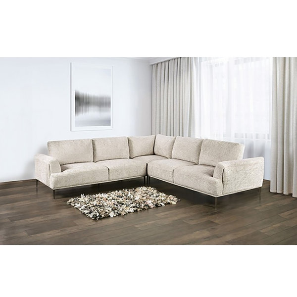 Hokku Designs Boddis Large L-shaped Sectional | Wayfair