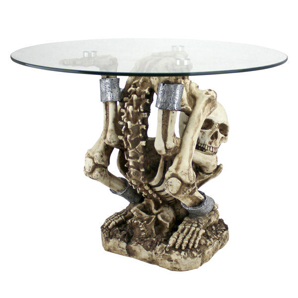 Design Toscano The Contortionist Skeleton End Table & Reviews | Wayfair