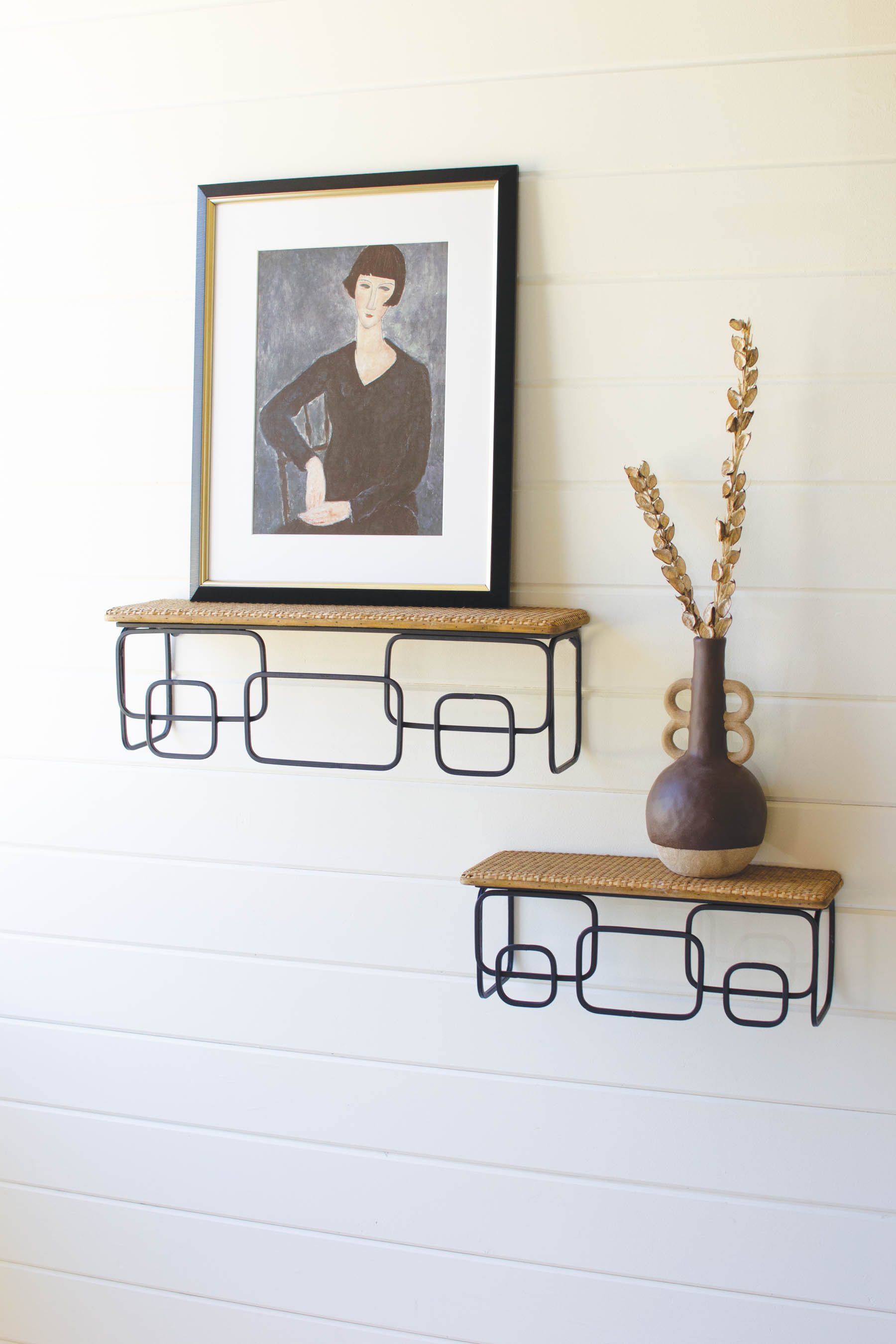 17 Stories 2 Piece Metal Accent Shelf - Wayfair Canada