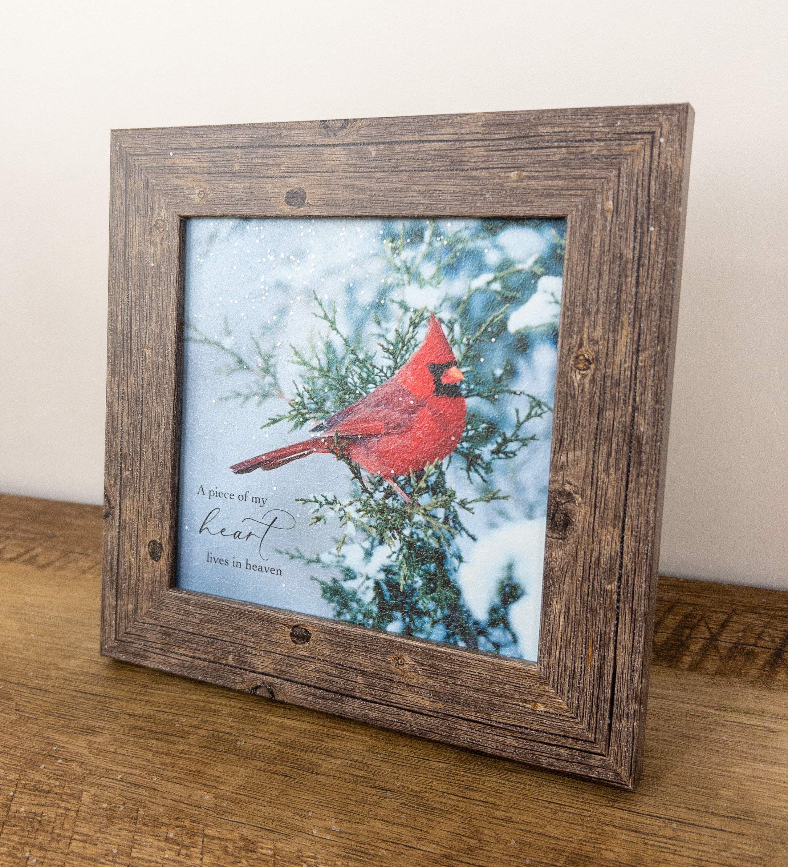 Trinx A Piece of My Heart Cardinal - Picture Frame Graphic Art ...