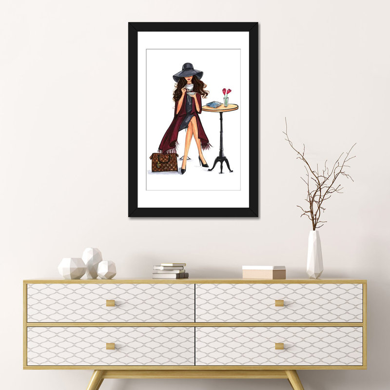 House of Hampton® Lady Latte Lady Latte (Brunette) by Rongrong DeVoe ...