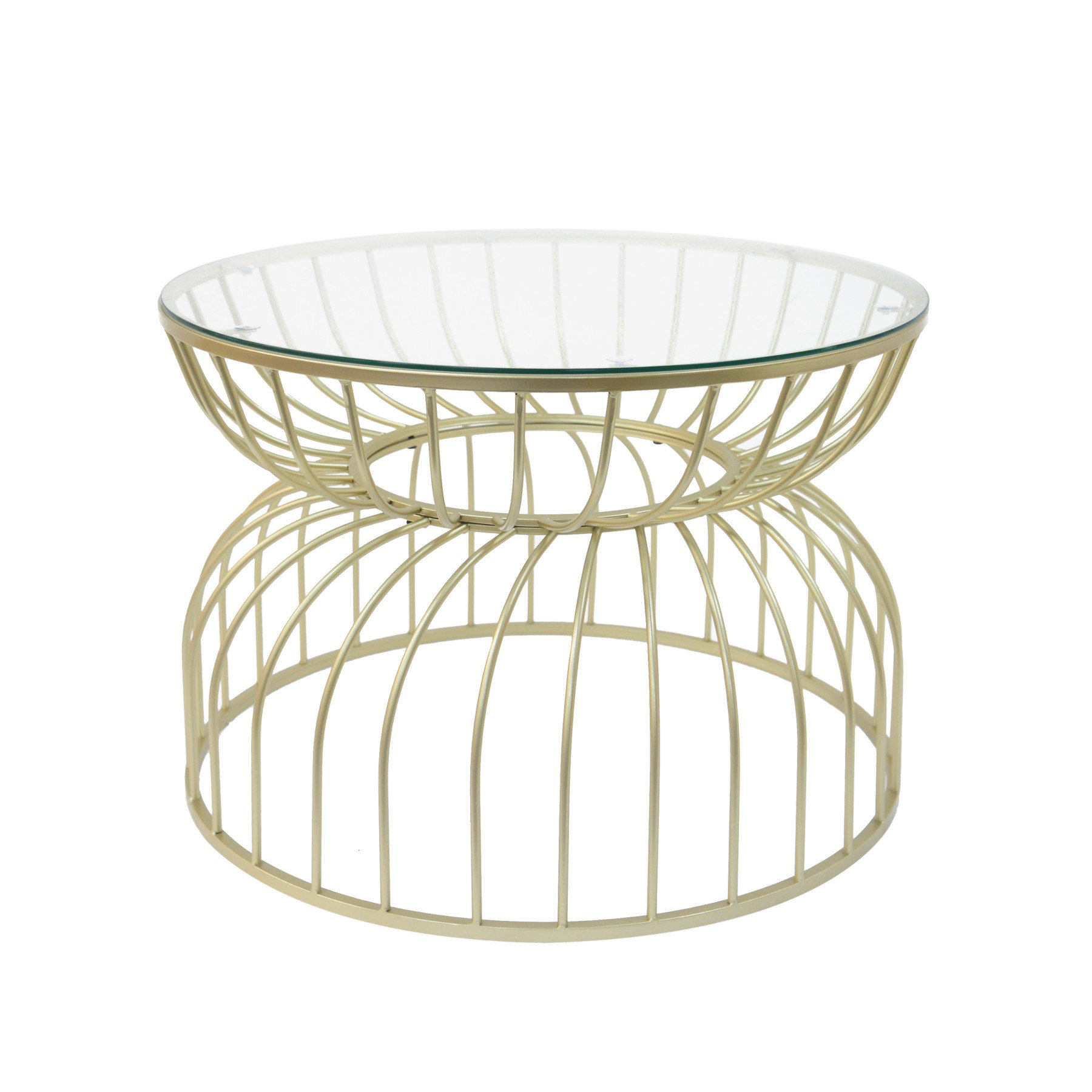 Everly Quinn Serrena Golden Coffee Table | Wayfair